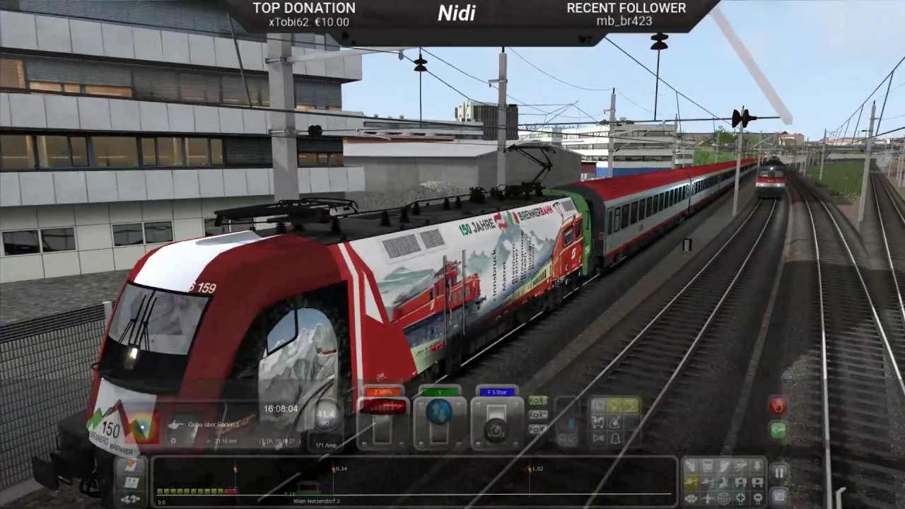 [Livestream]Train Simulator 19 #Auf Nach Kroatien EC159 Emona von Wien ...