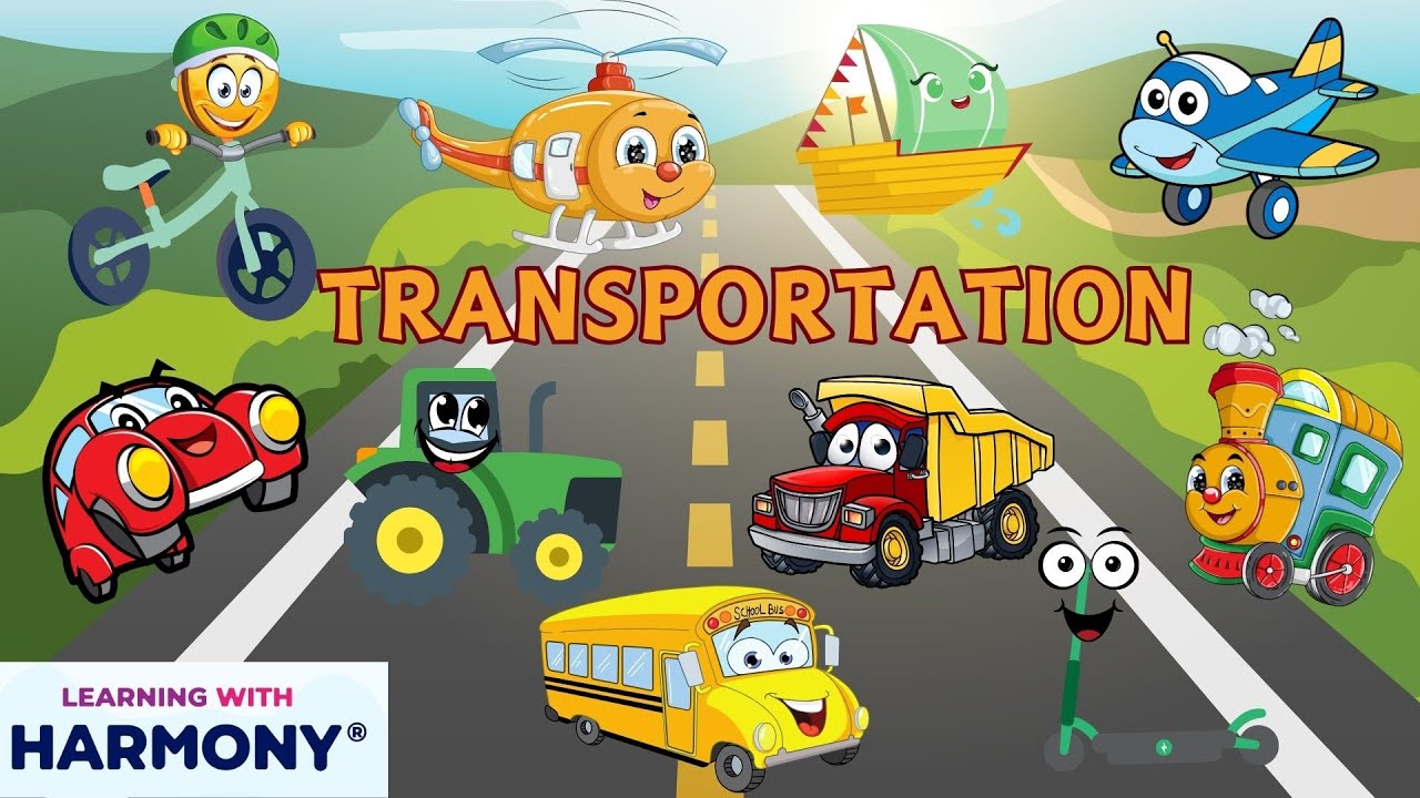FUN WITH TRANSPORTATION - LEARNING WITH HARMONY - YouTube