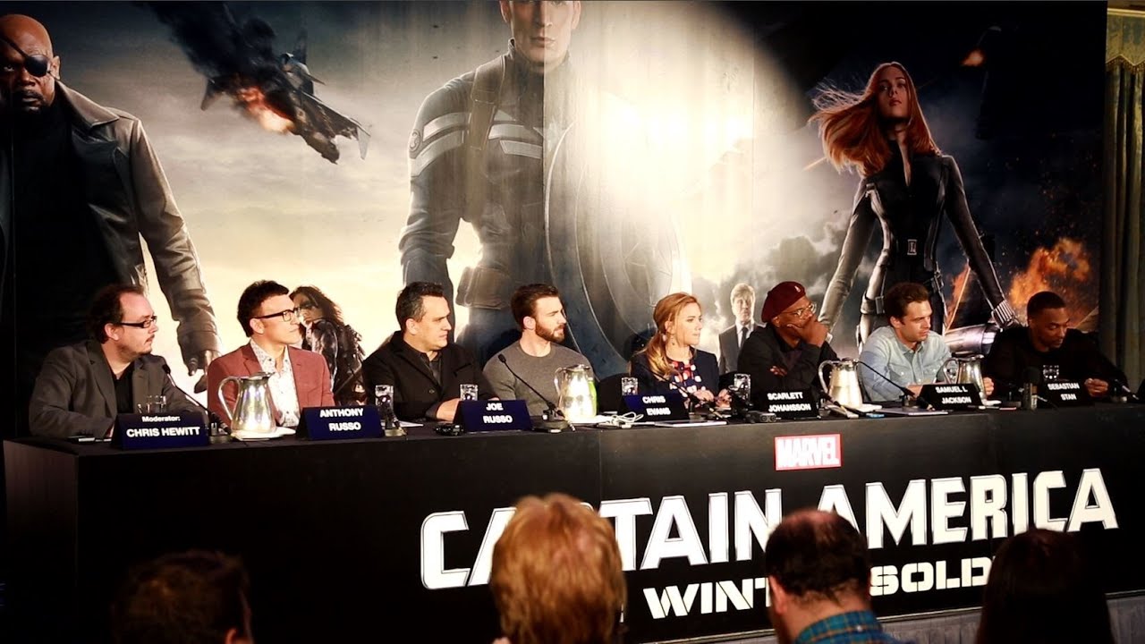 Captain America: The Winter Soldier - Press Conference Highlights - YouTube