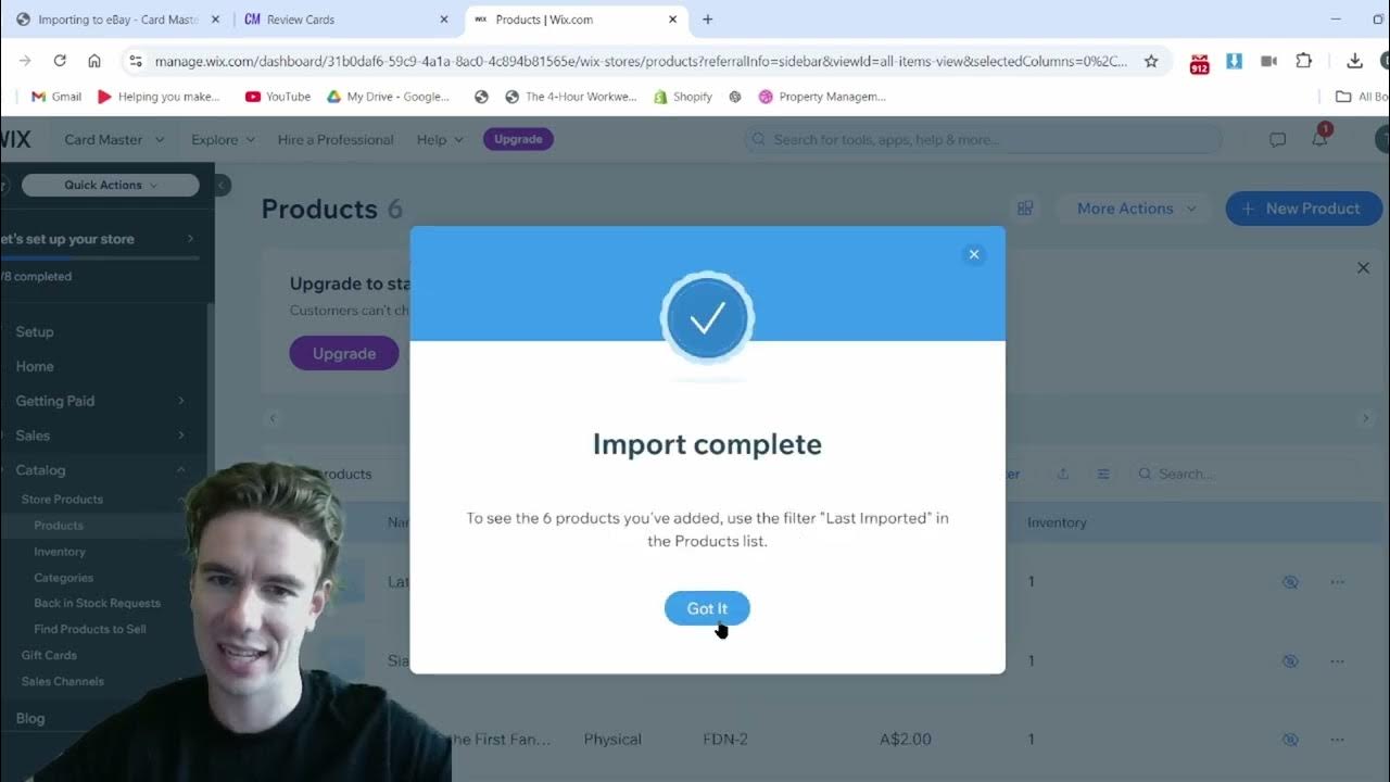 How to Upload your CSV to Wix - YouTube