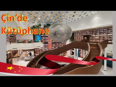 ÇİN'DE AY ŞEKLİ İÇEREN KÜTÜPHANE 🇨🇳 🌑 🌗 | The moon library