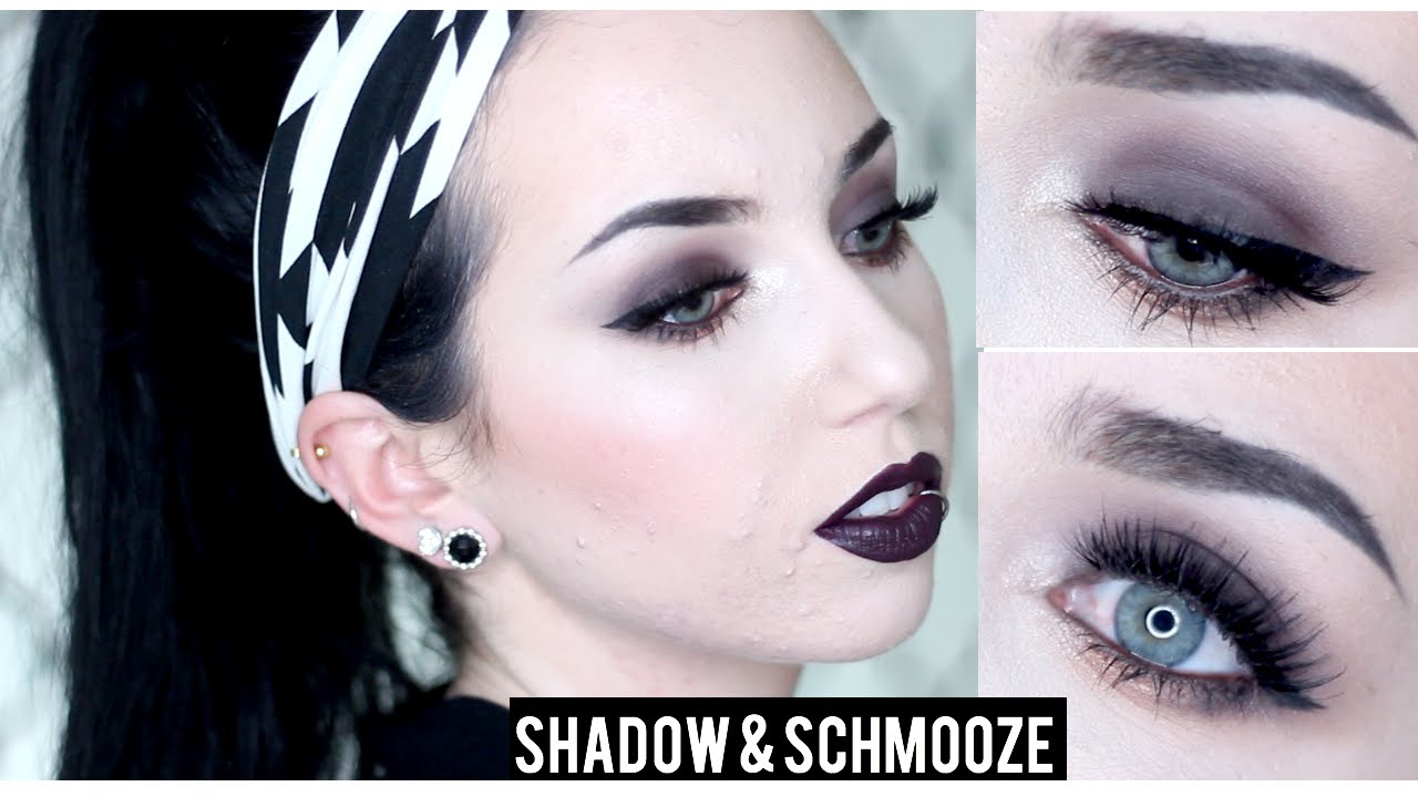 Get Ready with Me | Eyebrow Routine & Cool Brown Smokey Eye + Vampy ...