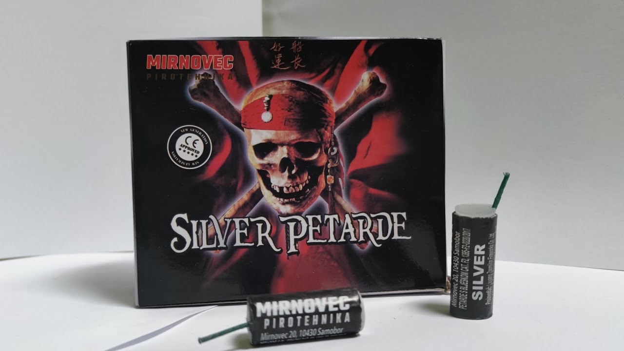 SILVER PETARDE mirnovec pirotehnika test - YouTube