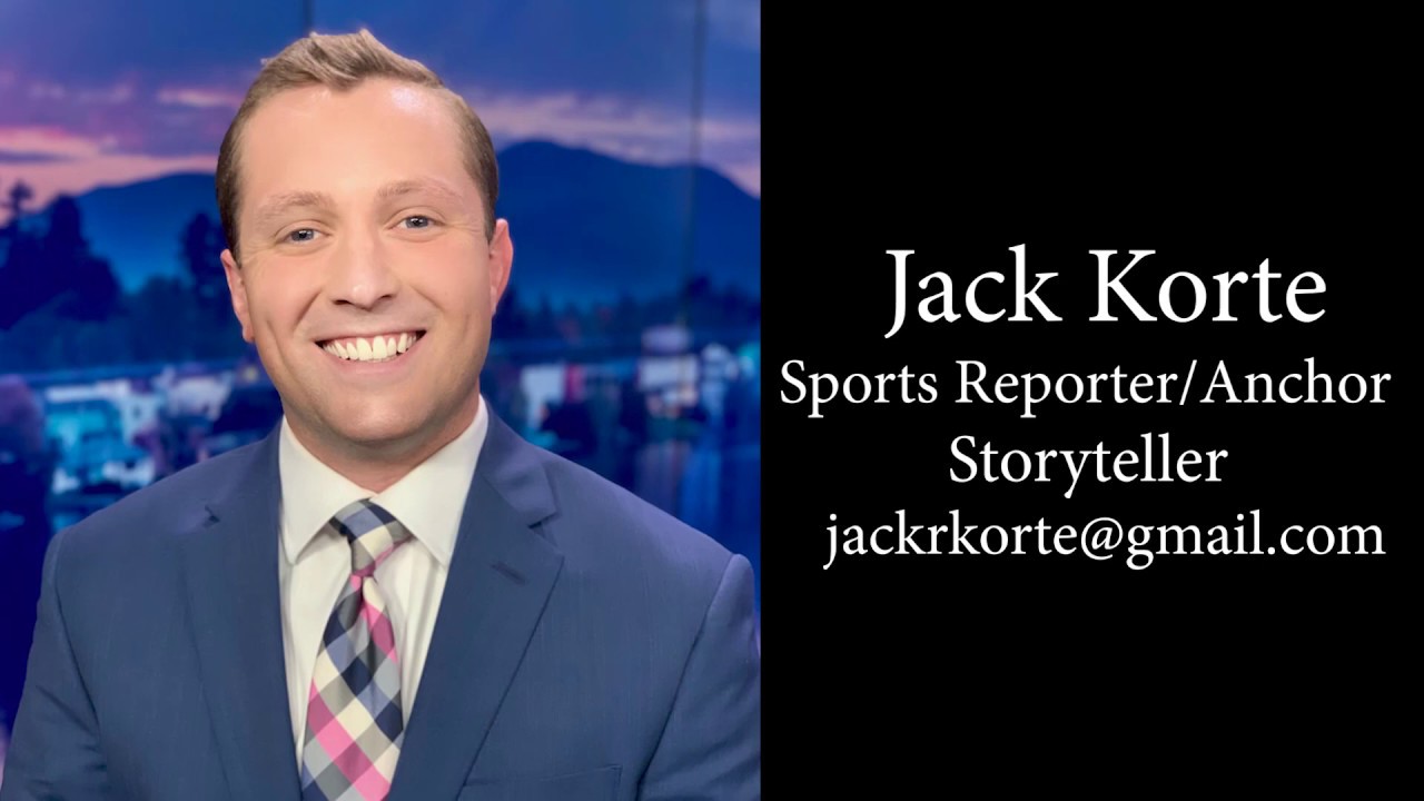 Jack Korte Sports Anchor/Reporter Reel (December '19) - YouTube
