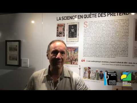 Interview de Nicolas Bancel au sujet de l'exposition "Zoos humains. L ...