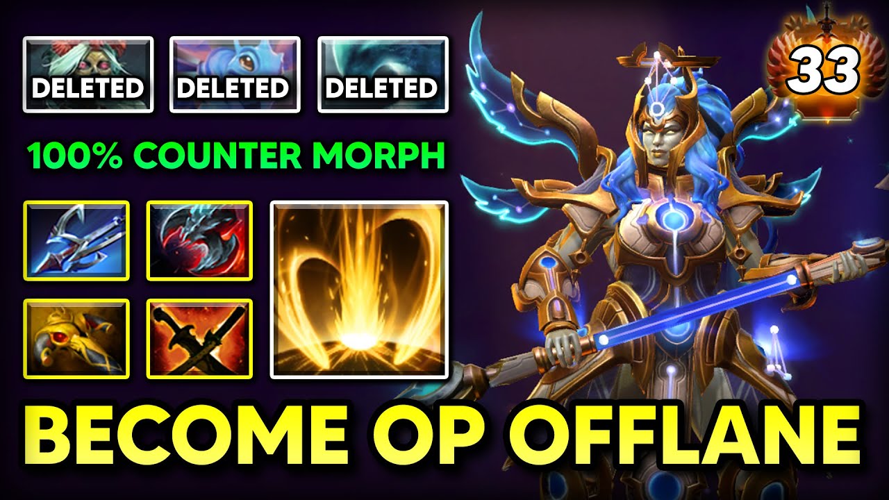 TRULY BECOME OP OFFLANE Dawnbreaker Harpoon + Satanic Build 100% Hard ...