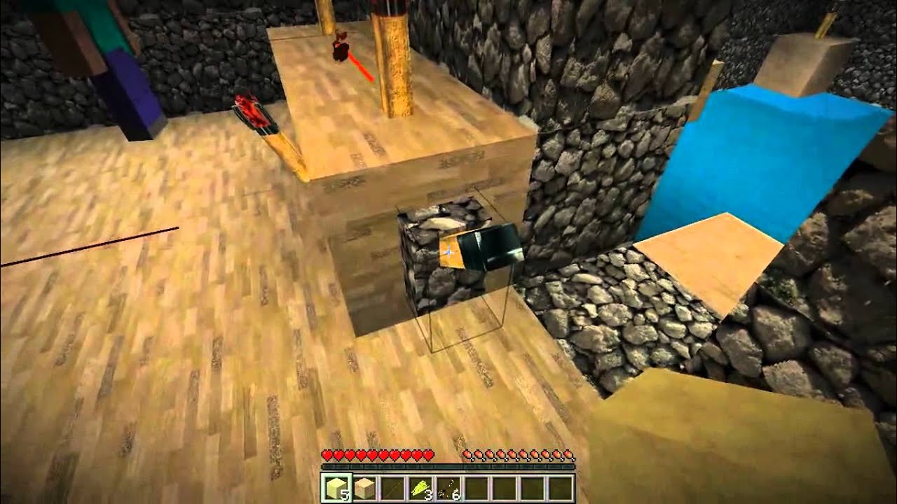 Minecraft:8x8 maze custom map by megalory1997 parte 1 - YouTube