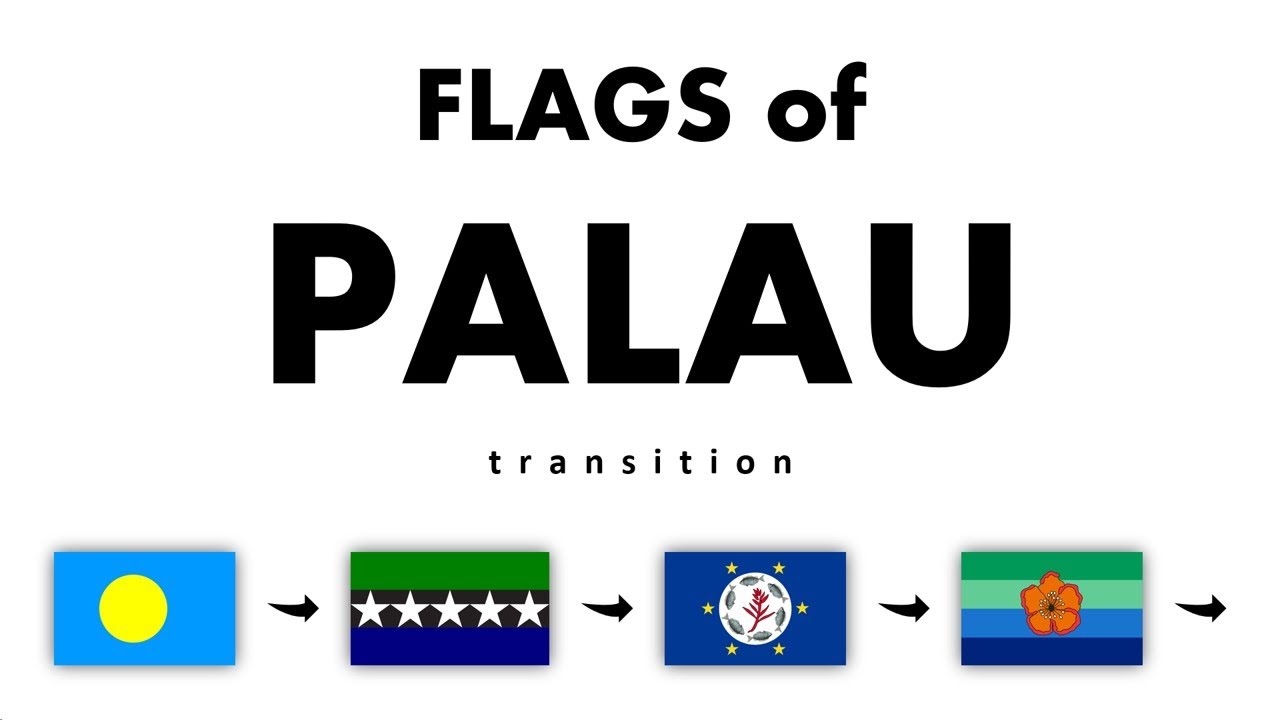 PALAU flags animation #palau - YouTube