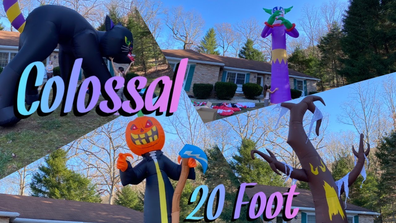 Colossal Halloween Inflatables 20 Foot Tall Teaser 2020 - YouTube