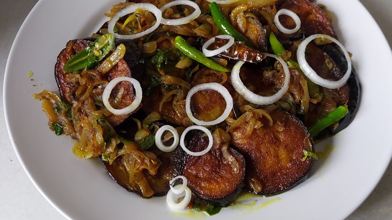 Begun Fry Recipe|How to make Bringal Fry|Bengali Fried Eggplant|Begun ...