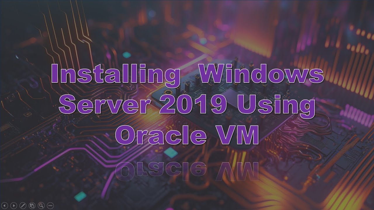 Installing Windows Server 20 with Oracle VM Virtualbox (Destiny Vincent ...