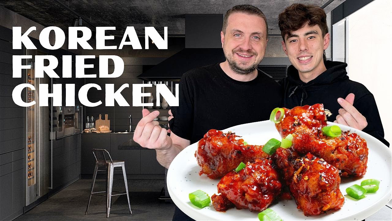 Korean Fried Chicken At Home | Crazy Pieces Cooking - YouTube