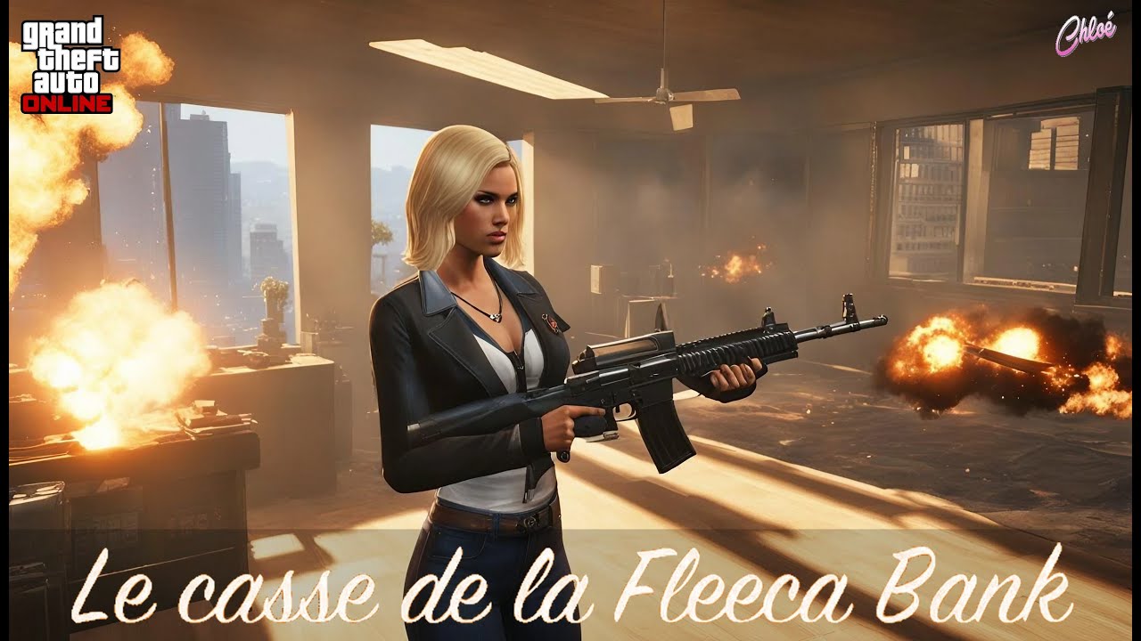 GTA Online - Le casse de la Fleeca Bank - YouTube