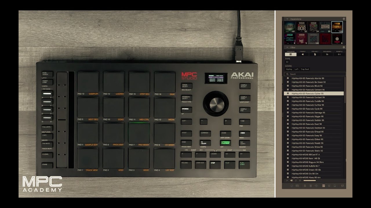 How To Build Drumkits On MPC Studio - YouTube