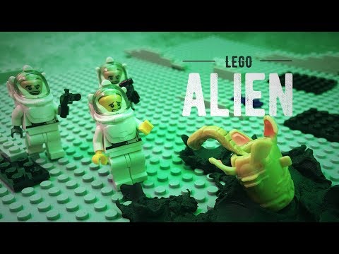 LEGO - Alien - stop motion - YouTube