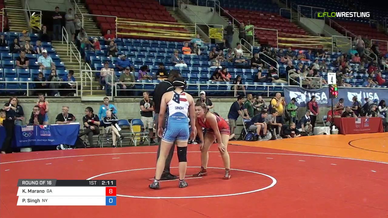 Junior WM 152 Round of 16 - Kayla Marano (GA) vs. Persian Singh (NY ...
