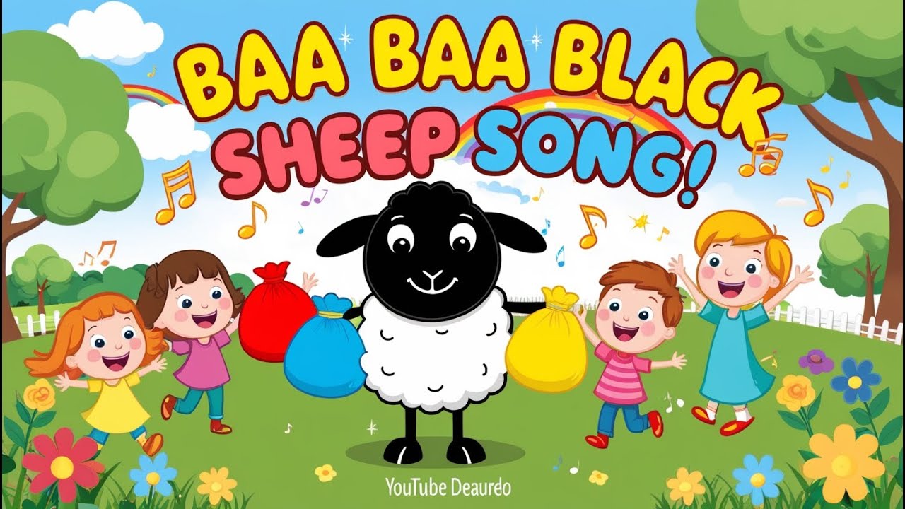 Baa Baa Black Sheep Song -295 | Nursery Rhymes & Kids Songs | Rhyme ...