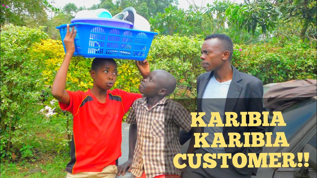 KARIBIA KARIBIA CUSTOMER!!! ONSONGO'S NEW SIDE HUSTLE !!! - YouTube