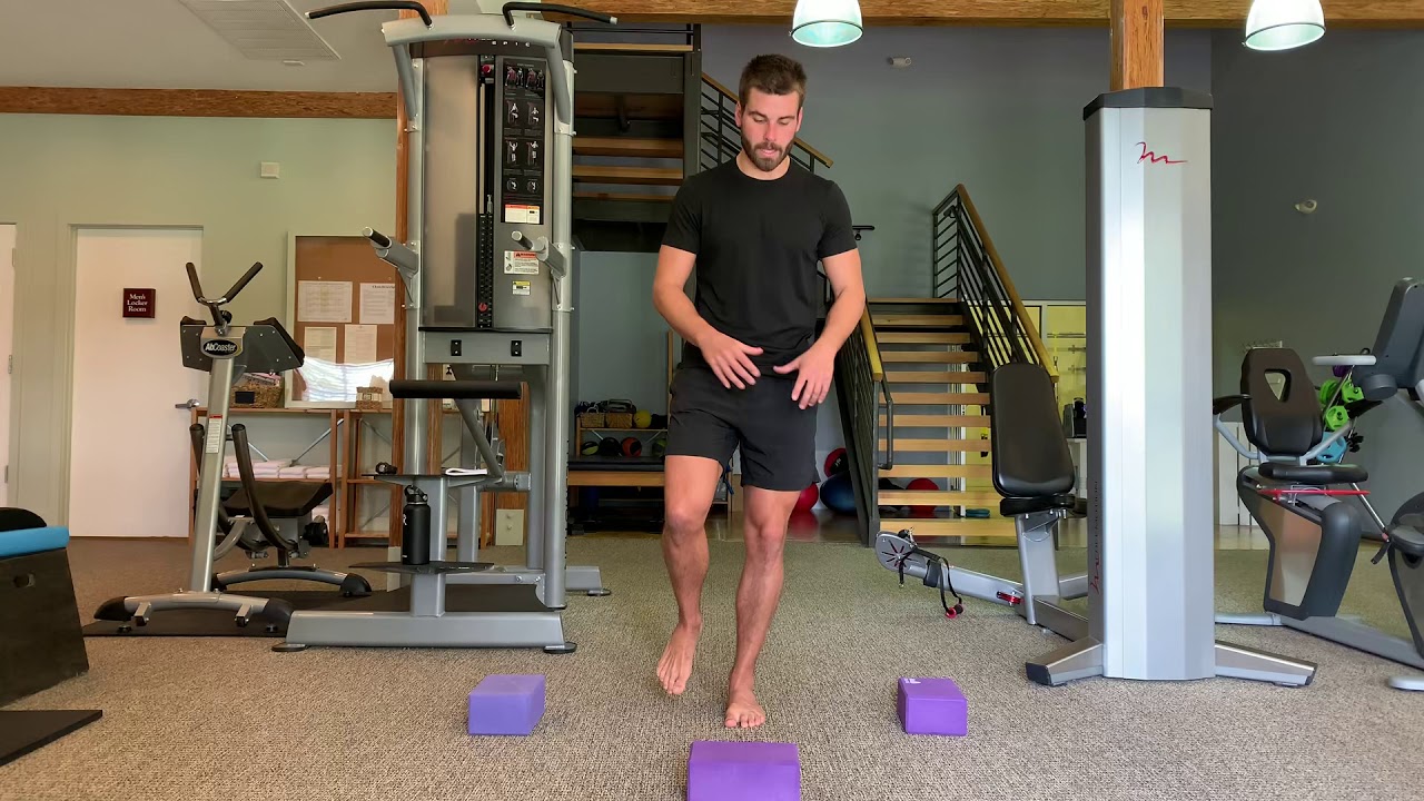 Single Leg Block Slides - YouTube