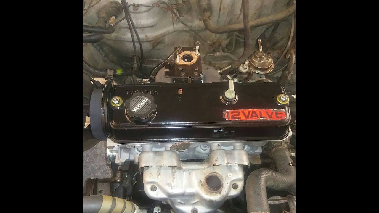 Montagem motor toyota 2E 1.3 12 valvulas corolla EE80 by Brazil - YouTube