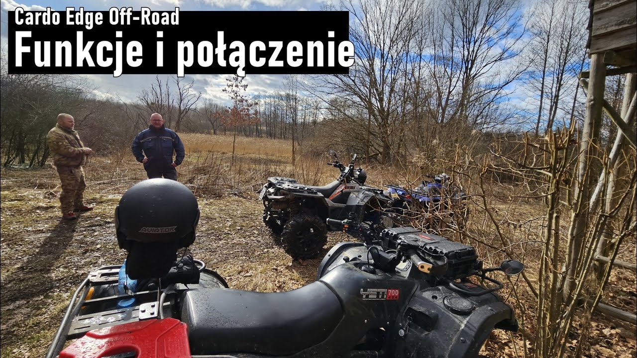 Cardo Edge Off Road ORV funkcje i jazda na quadzie Fabiq Moto 23.21 ...