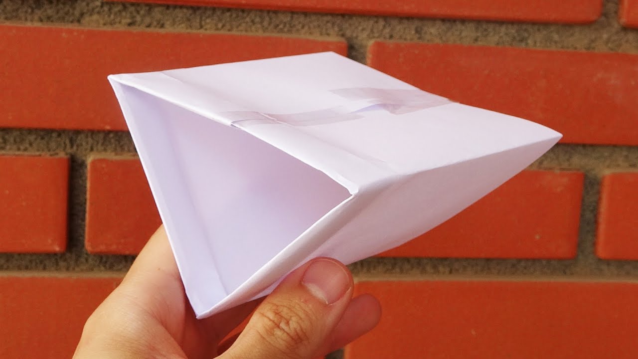 Como Hacer un TRIÁNGULO VOLADOR de papel | Aviones de Papel - YouTube