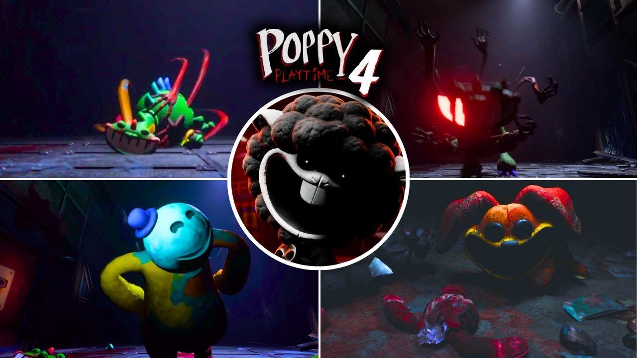 Poppy Playtime Chapter 4 - Secret Ending (All Horror Moments) - YouTube