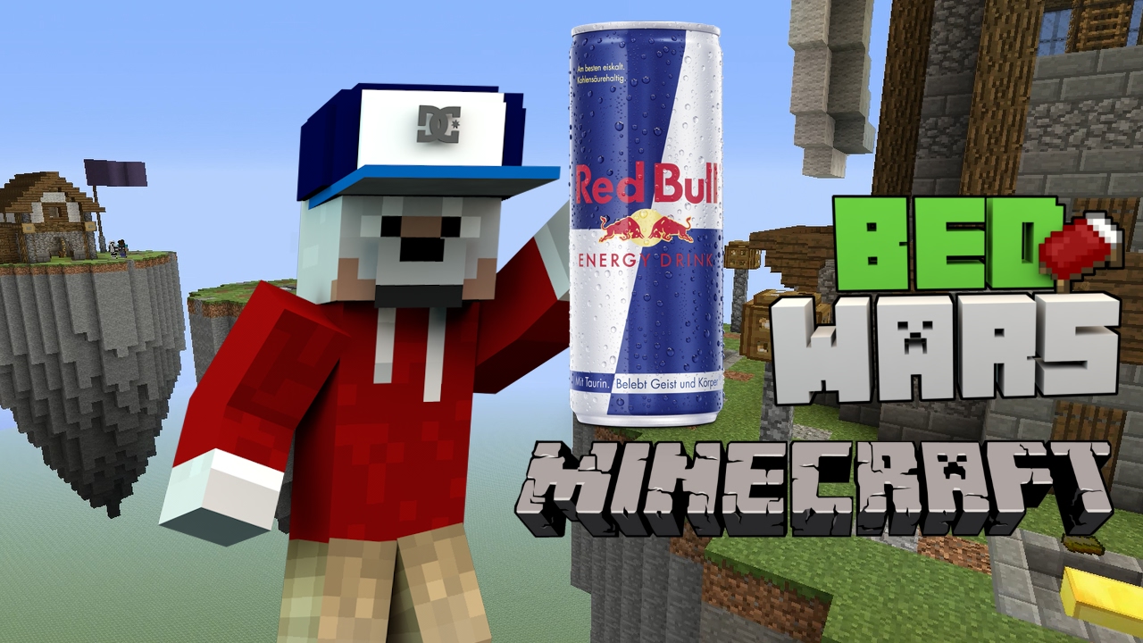 Minecraft Bedwars PS4 / PS3 - Red Bull verleiht Flügel ! - YouTube