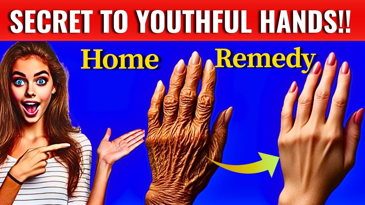 How to Stop AGING HANDS, Reduce Wrinkles, Dry, Thin skin | At Home ...