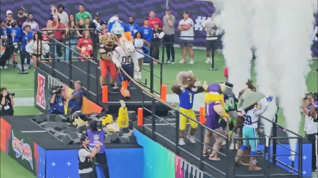NFL Pro Bowl mascot tug of war #nfl #probowlgames #orlando # ...