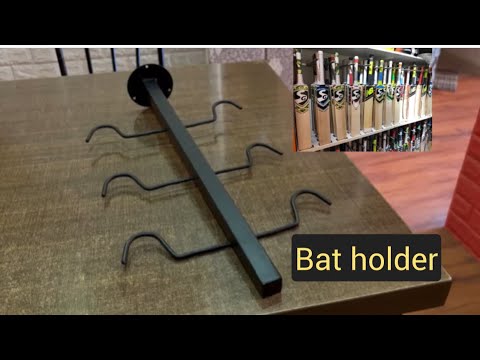 Cricket bat holder | display hanger for bat - YouTube