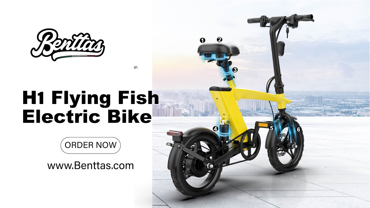H1 Flying Fish Electric Bike benttas.com - YouTube