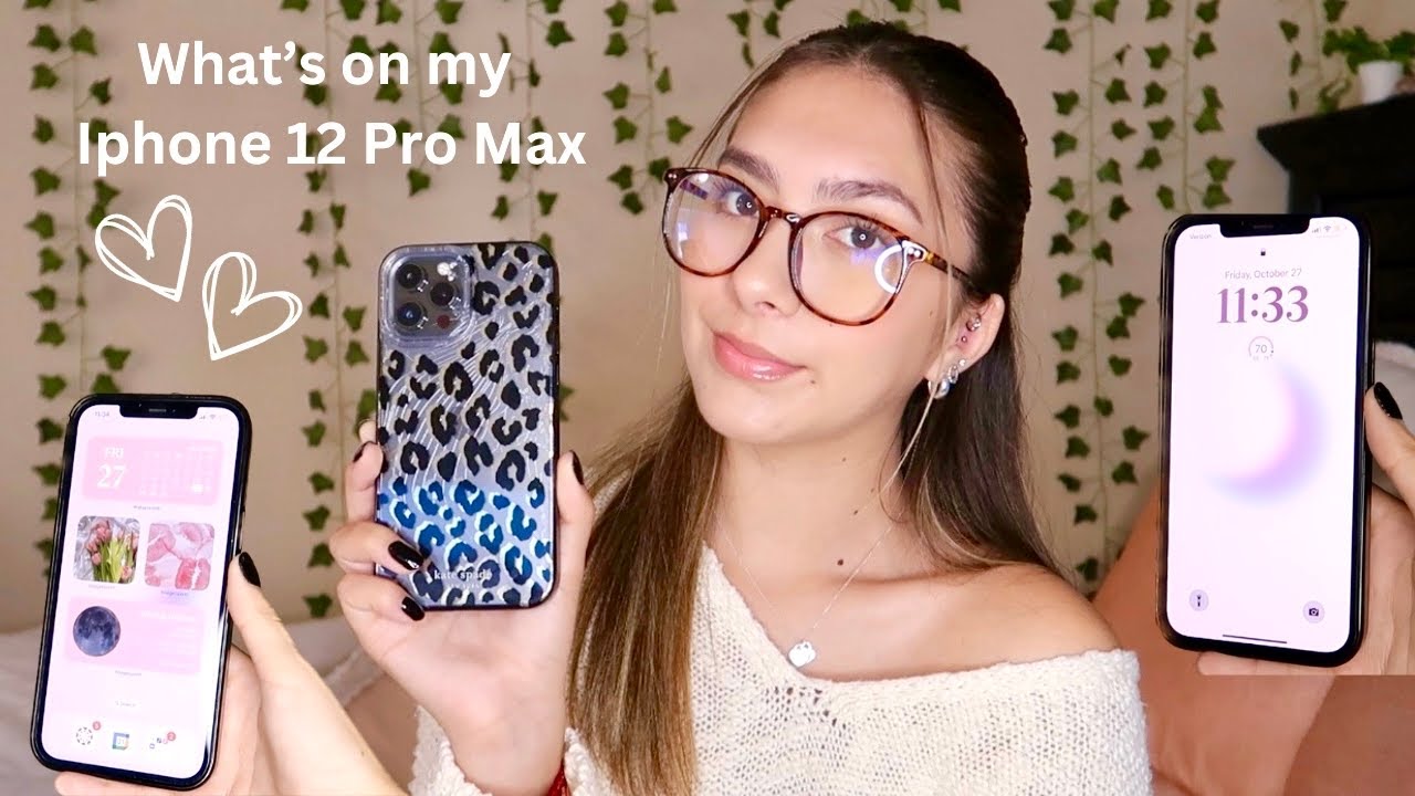 what's on my iPhone 12 Pro Max🌙 aesthetic + simple - YouTube