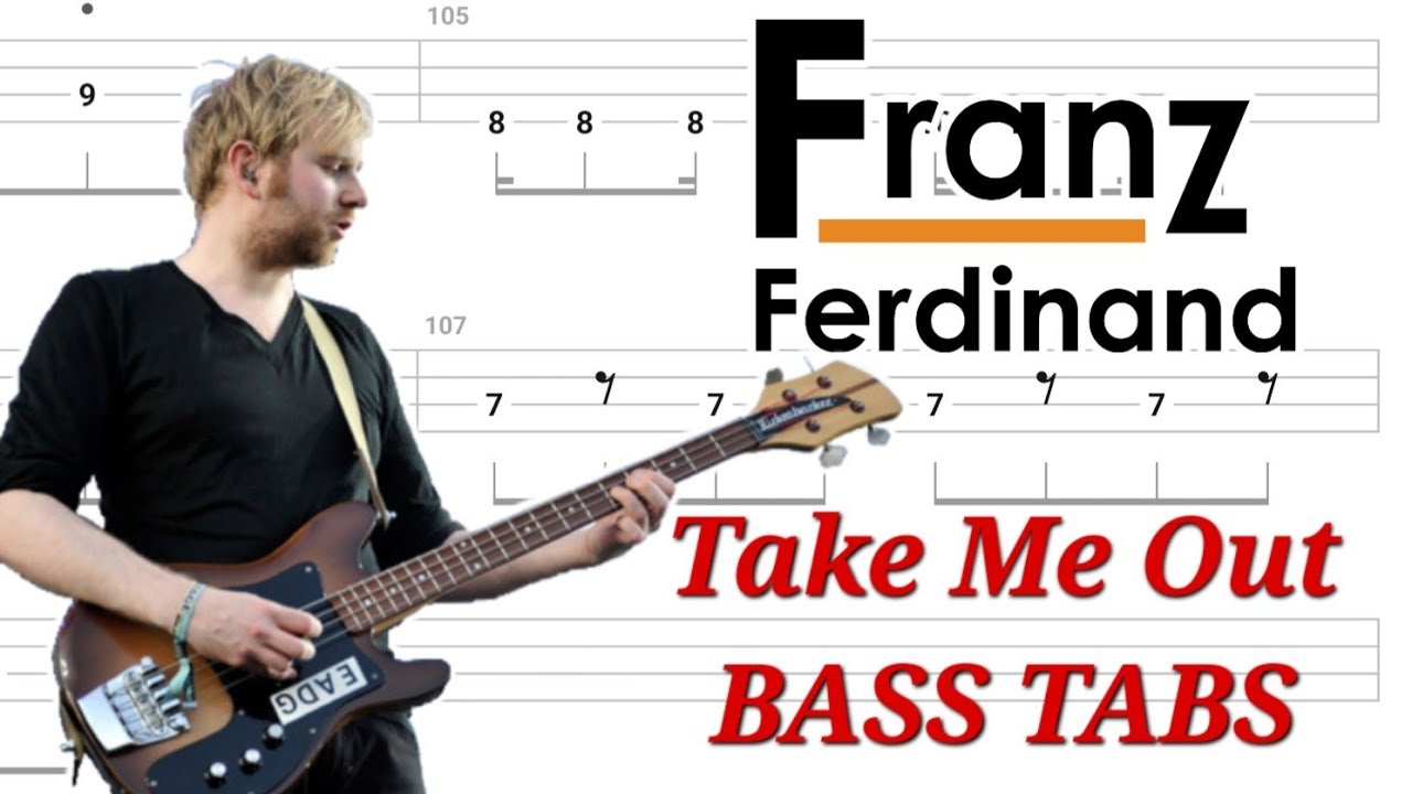Franz Ferdinand - Take Me Out BASS TABS | Cover | Tutorial | Lesson - YouTube