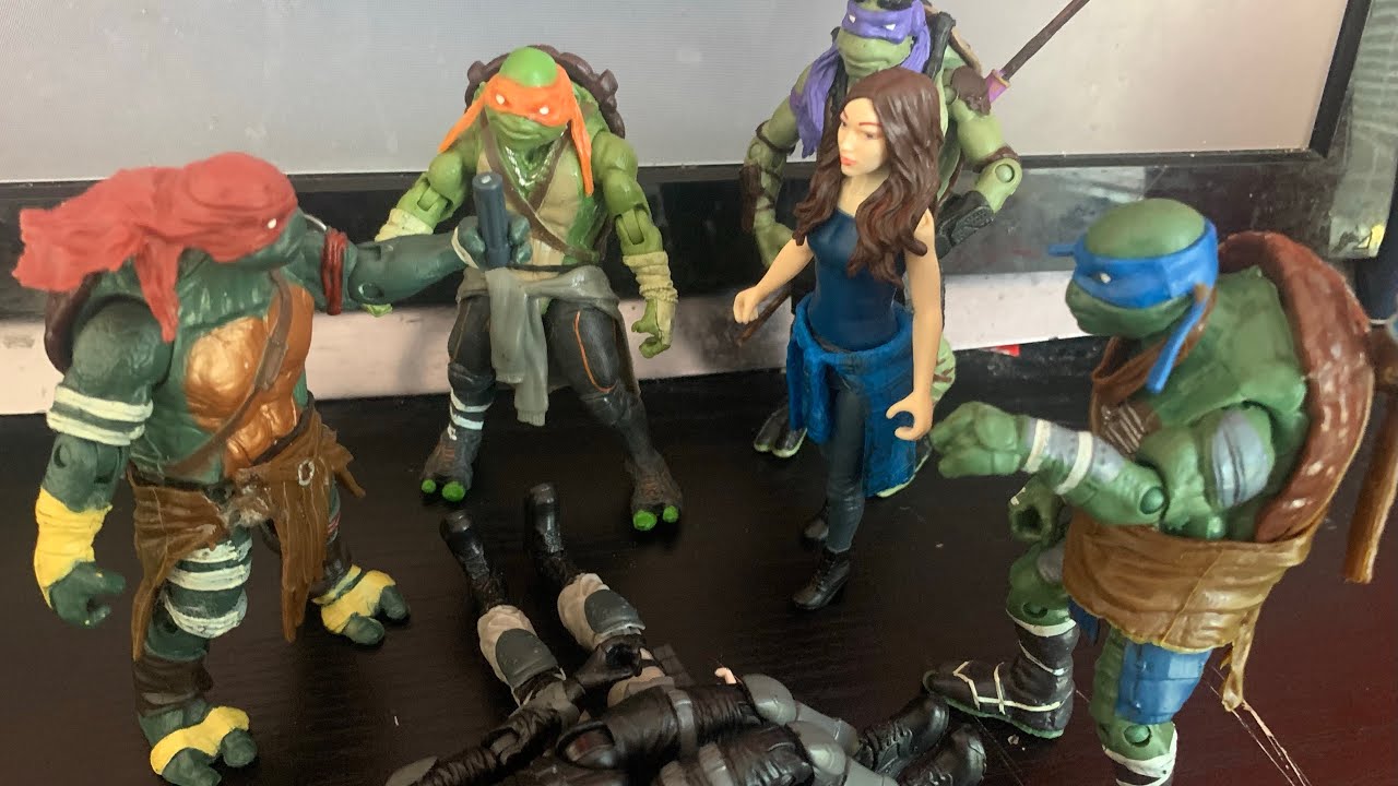 TMNT Stop Motion - Breaking Into Police HQ (Movie Scene) - YouTube