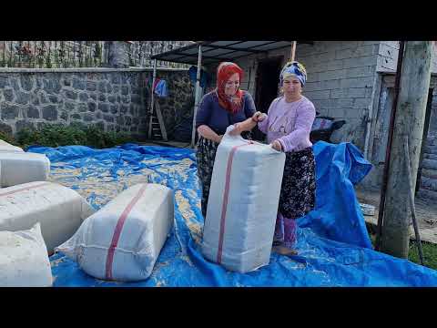 2 TON SAMANI. KALDIRDIK AMA GULMEKTENDE OLDUK😁😁😁👍