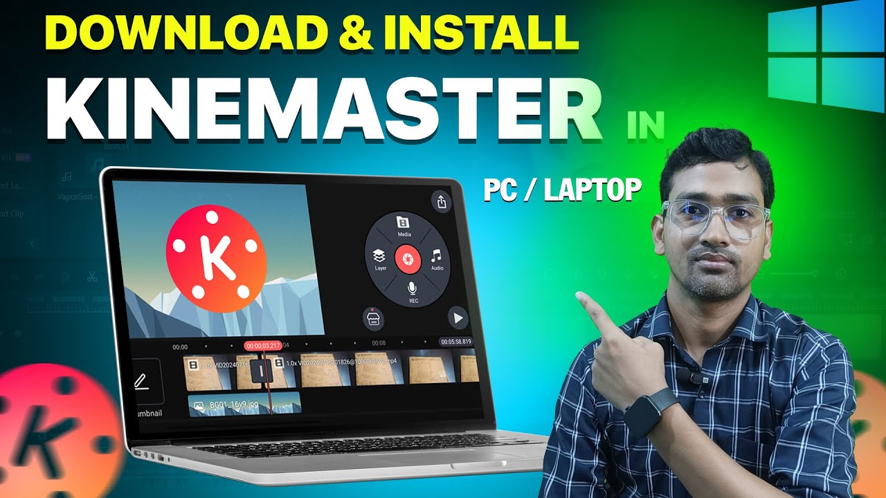 How To Use Kinemaster In Pc | Computer Ya Laptop Me Kinemaster Kaise Install Kare | import video ...