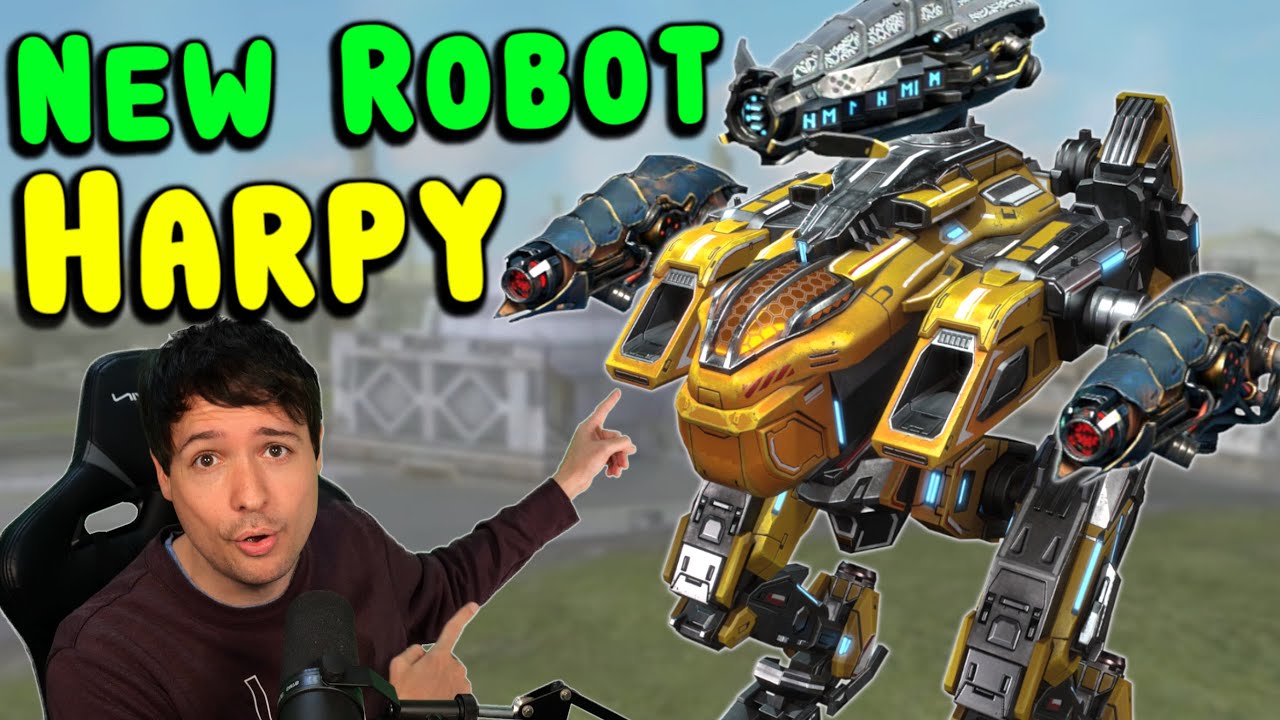 New Killer Robot: HARPY Revealed! War Robots Early News Vlog WR - YouTube
