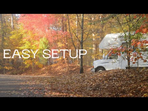How to Setup A Class C Motorhome in under 10 minutes - Easy RV Camp ...