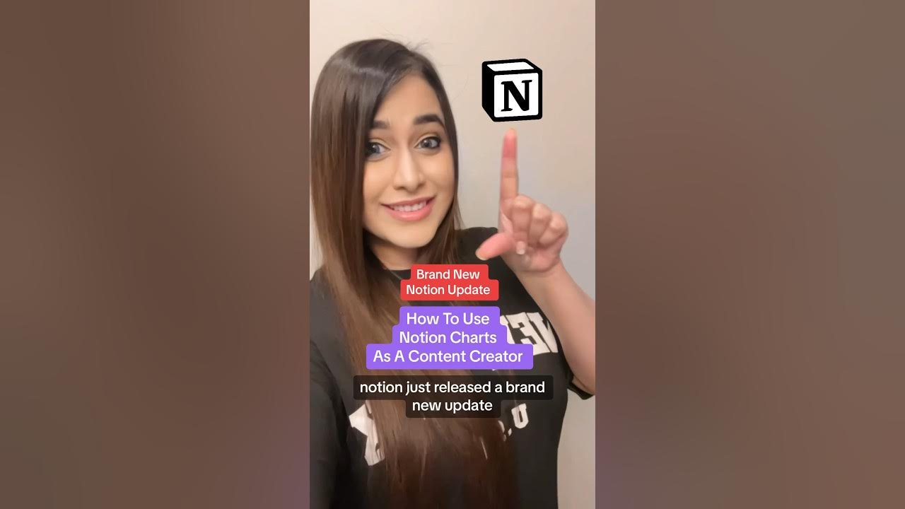 How To Use Notion Charts As A Content Creator : Brand New Notion Feature 🚨 #notiontutorial - YouTube