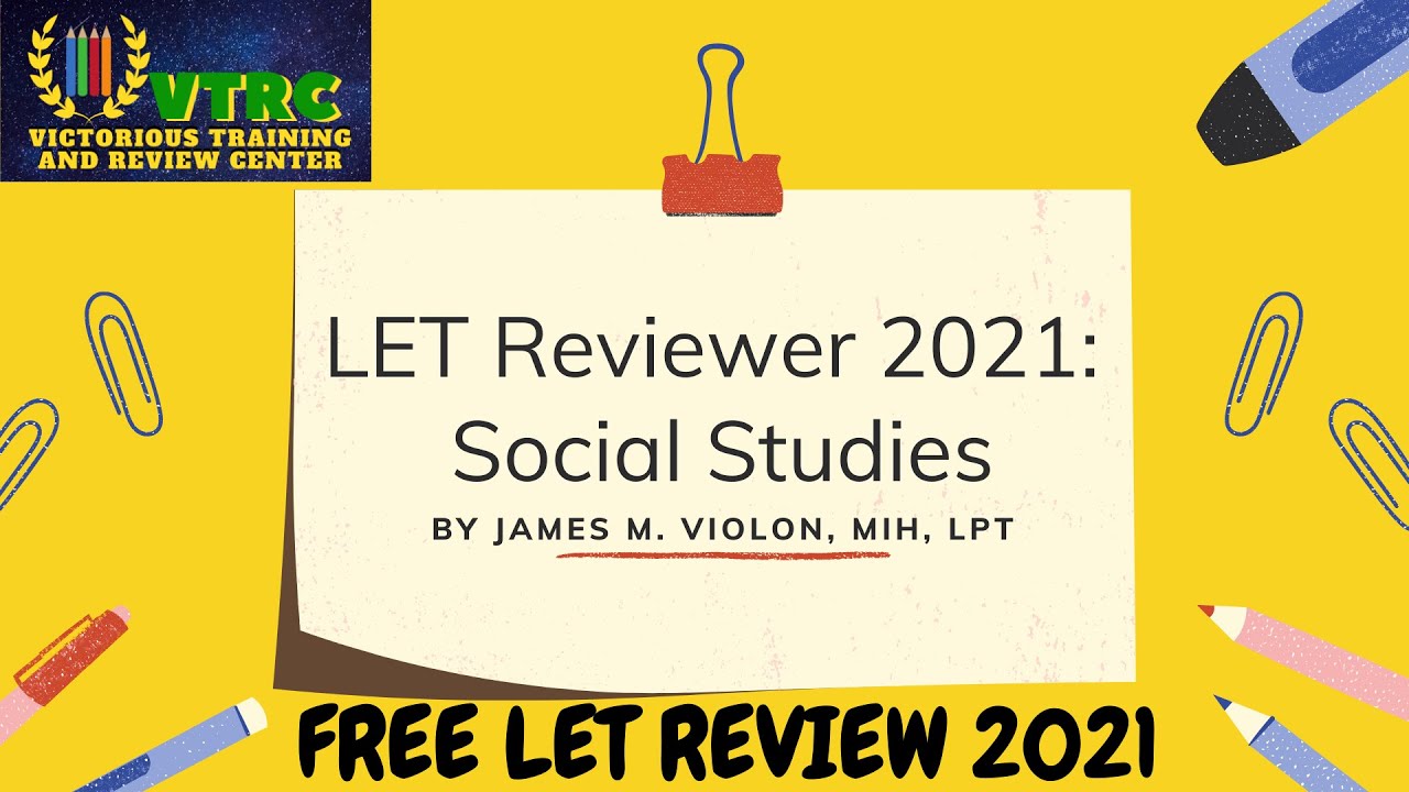 LET Review: SOCIAL STUDIES [General Education] PART 2 - YouTube