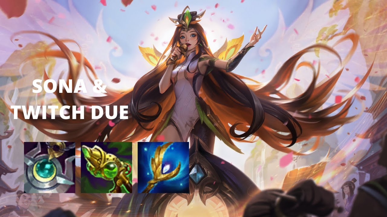 SONA & TWITCH DUE SEASON12 - S12 Sona Support Gameplay - YouTube
