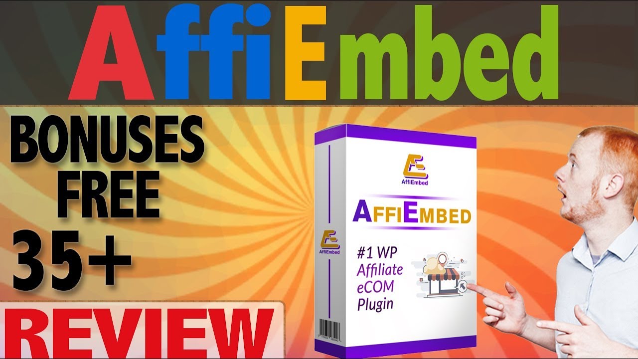 AffiEmbed Review With 35+ Bonuses - YouTube