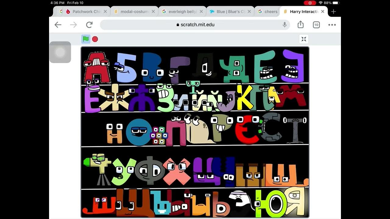 Russian alphabet lore song Cyrillic - YouTube
