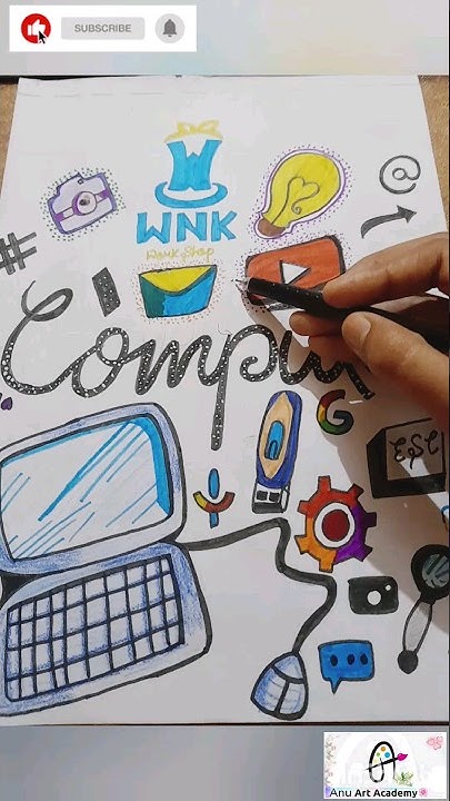 Computer Project Front Page Design ideas 😱😍 ️‍🔥#shorts #project # ...