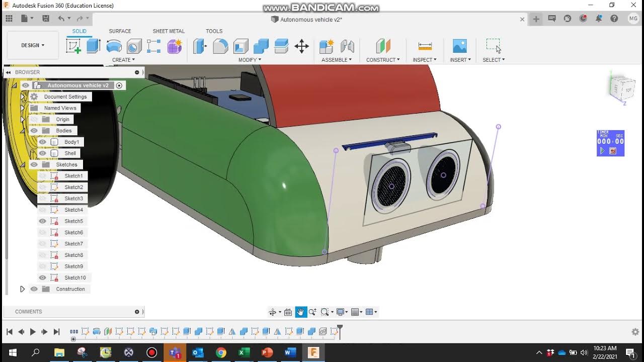 Adding the ultrasonic sensor - YouTube