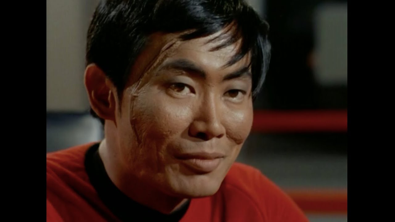 Scarface Sulu is One Rotten Red Shirt - Star Trek - 1967 - YouTube
