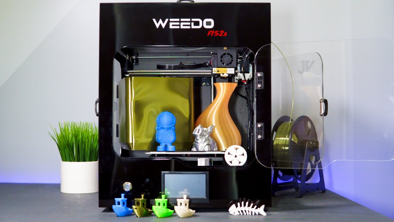 Weedo F152S - 3D Printer - Unbox & Setup - YouTube