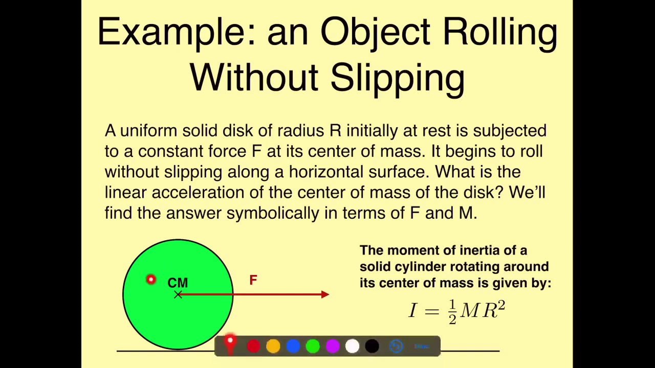 Physics 45 Rotational Motion Lecture, Part 4 - YouTube