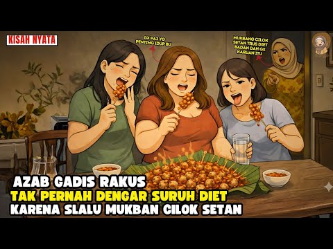 AZAB GADIS RAKUS YG HOBBY MUKBANG CILOK TAK MAU DIET II SINETRON AZAB